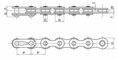Non-Standard Roller Chain - PEER Chain