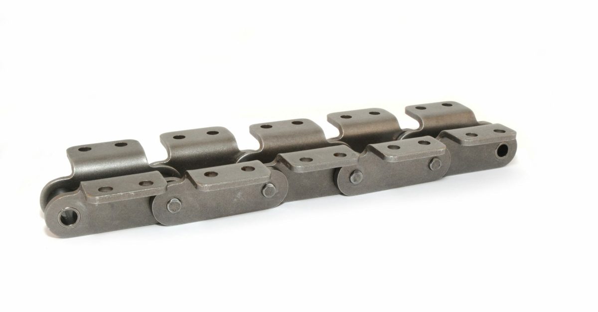 ANSI Standard Double Pitch Roller Chain - K-2 Attachment - PEER Chain