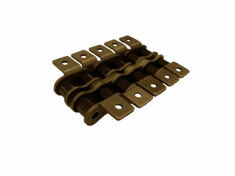 ANSI Standard Double-Strand Roller Chain - K-1 Attachment - PEER Chain